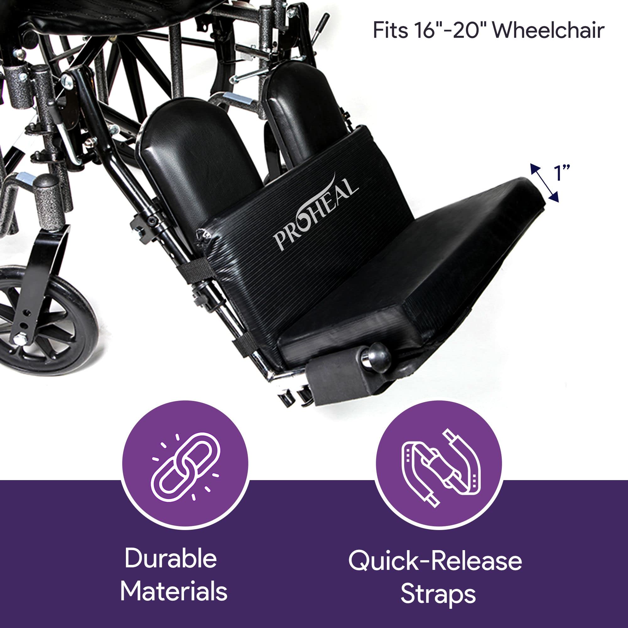 Snapklik.com : Wheelchair Leg Rest Extenders - Prevents Foot Drop And ...