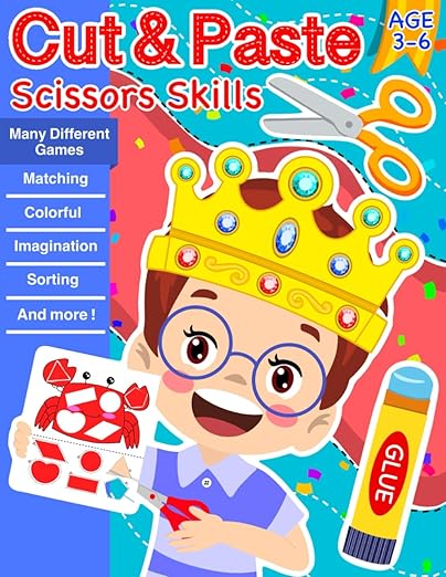 Amazon.com: Cut & Paste, Scissors Skills: Cutting Adventures: Learn ...
