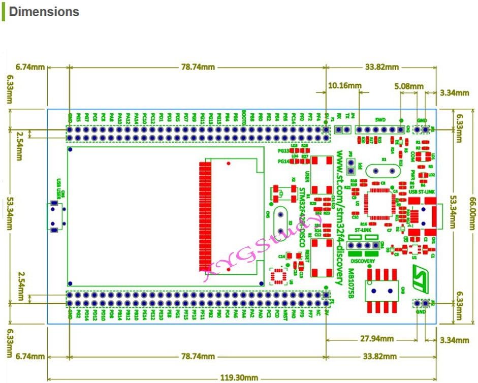 32F429IDISCOVERY STM32F429I-DISC1 STM32F4 Kit de Maroc | Ubuy