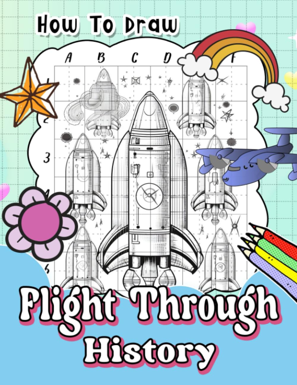How To Draw Flight Through History: Step-by-Step Drawing Guide ...