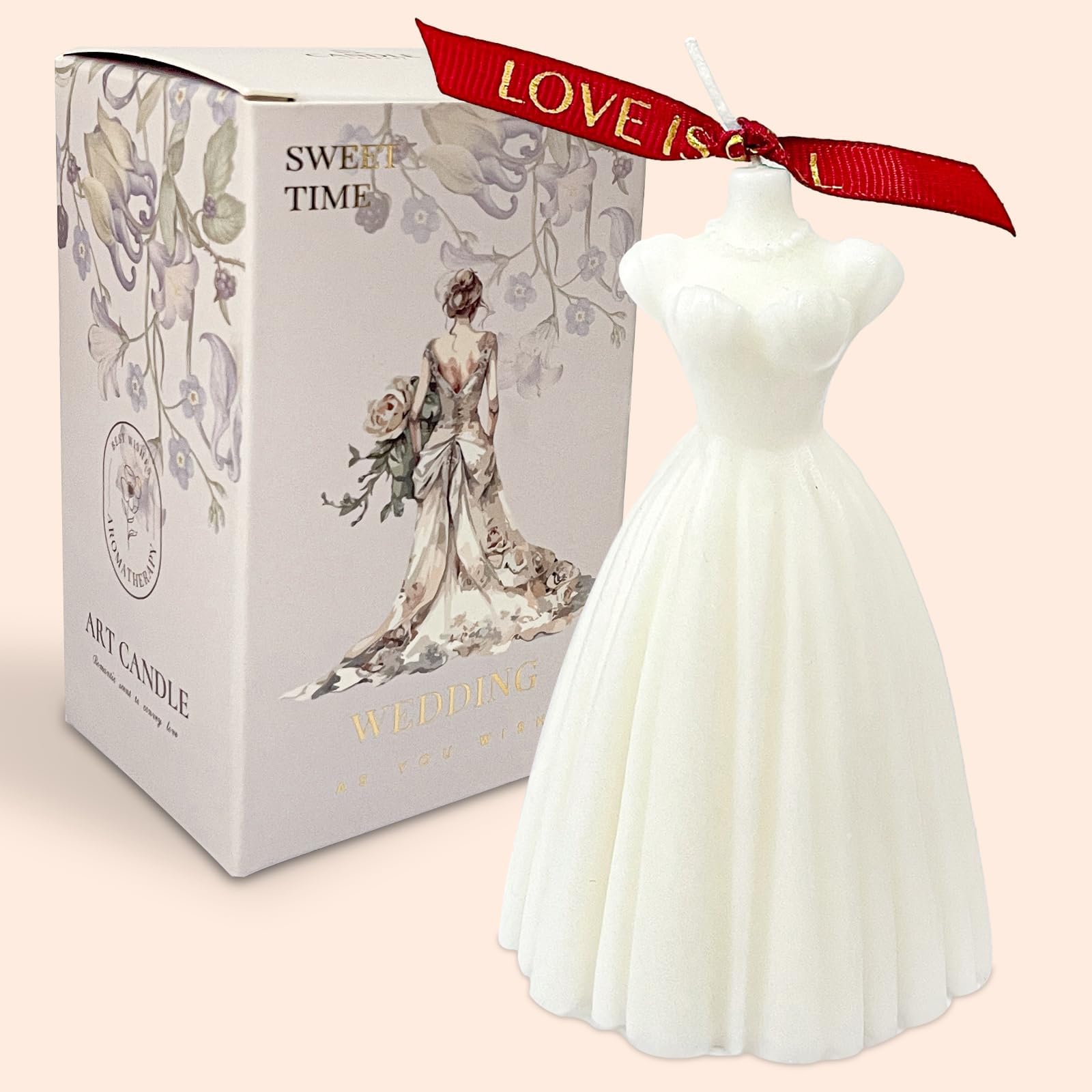 Amazon.com: Sweet White Bridal Wedding Dress Scented Candle for Wedding ...