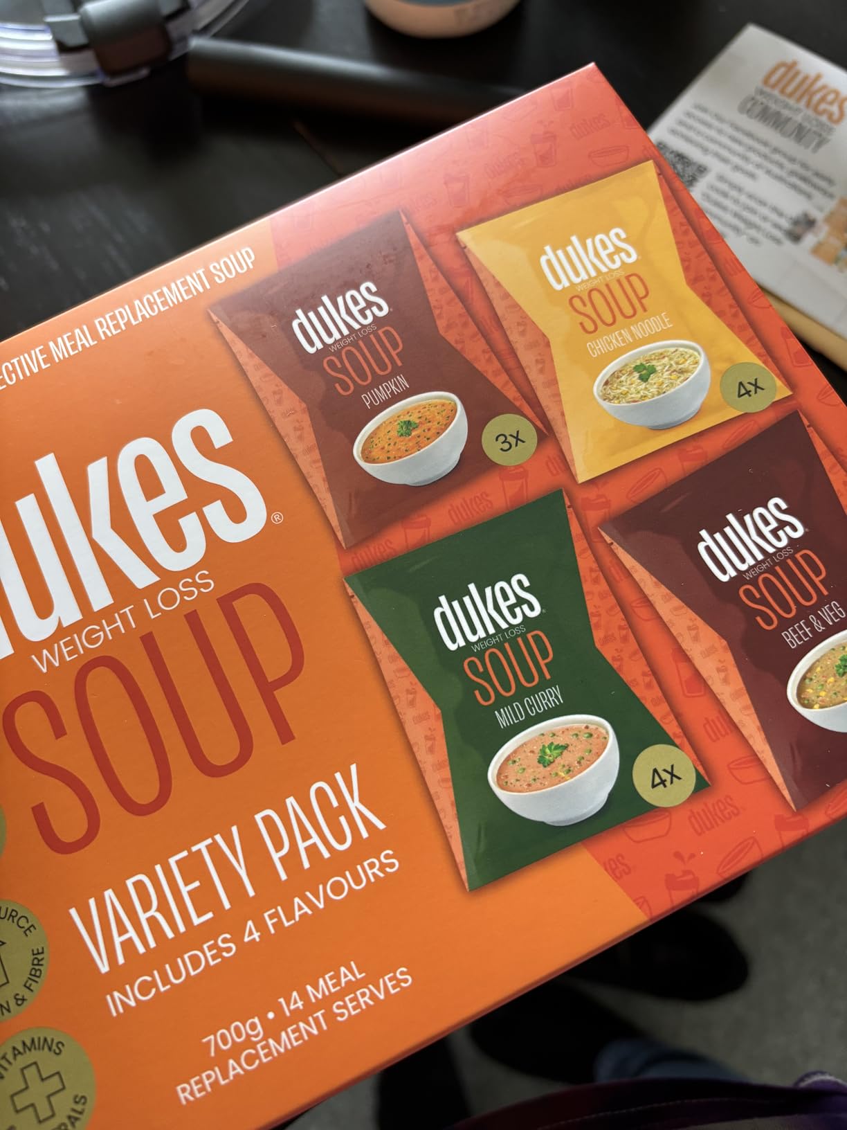 Dukes Weight Loss Shake, Soup & Oats Starter Pack - 14 Shakes + 14 ...