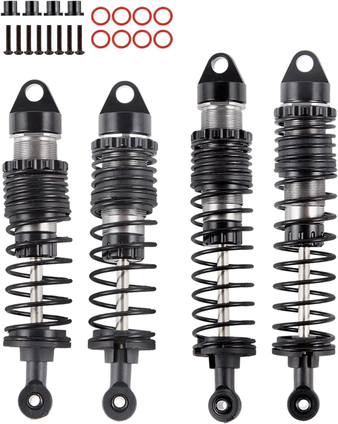 Amazon.com: AIYIHOBBY Aluminum RC Oil Shocks Adjustable Front & Rear ...