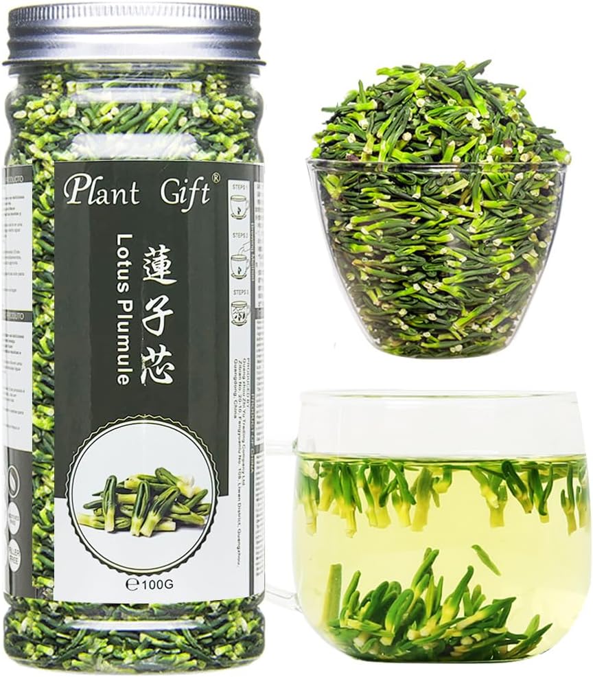 Amazon.com : Plant Gift Dried Lotus Plumule,莲子芯 莲子心 Lotus core Dried ...