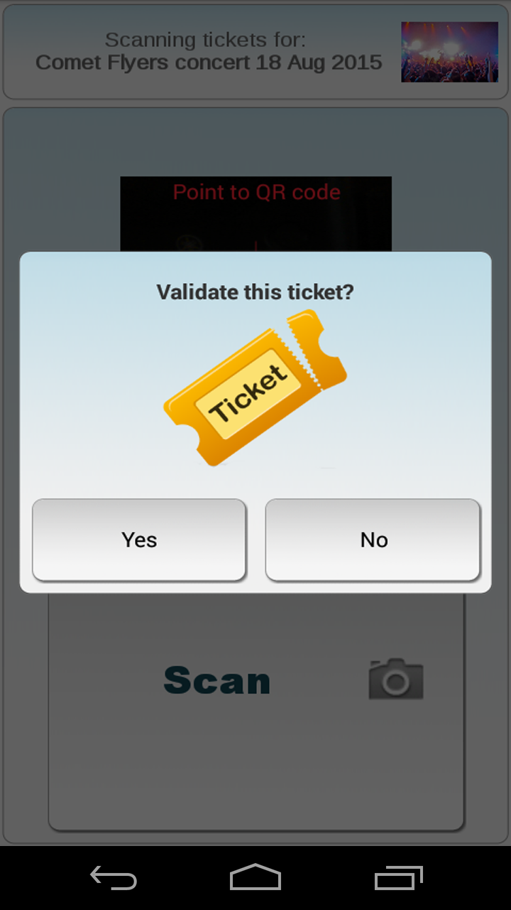 Ticket creator for events with scanner - App on Amazon Appstore