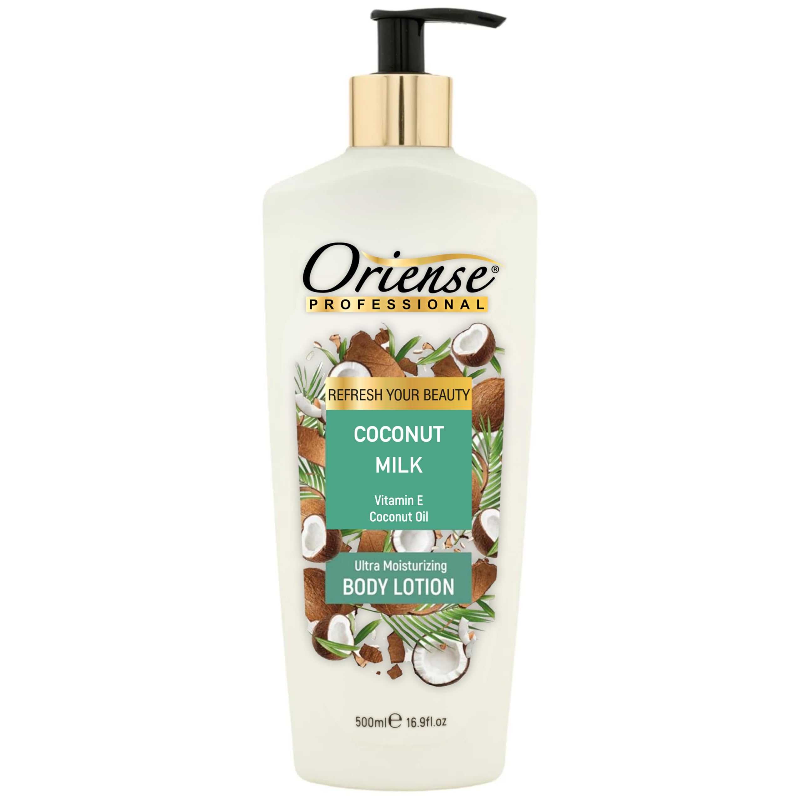 Amazon.com : Oriense Coconut Milk Body Lotion - Coconut Oil, Vitamin E ...