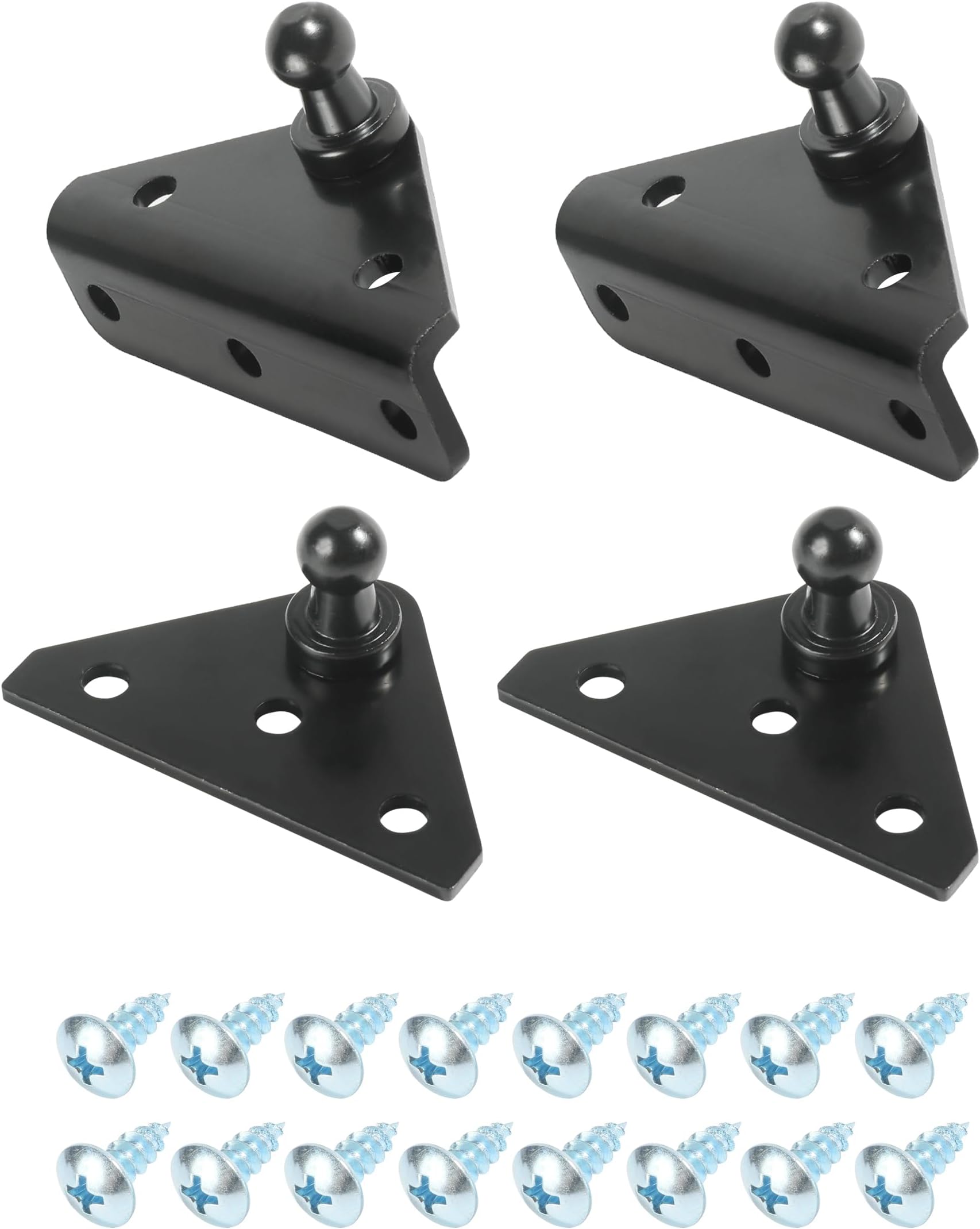 Amazon.com: Zlirfy 4Pcs 10MM Ball Stud Mounting Brackets,Gas Spring ...