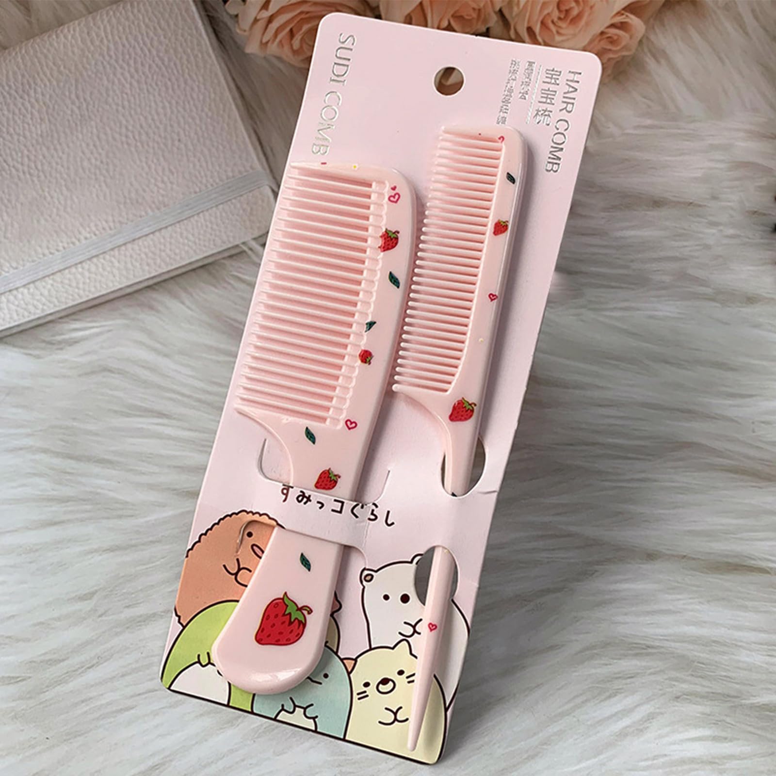 Amazon.com : Small Cute Hair Comb,2 Piece Mini Hair Comb Set Fine Tooth ...