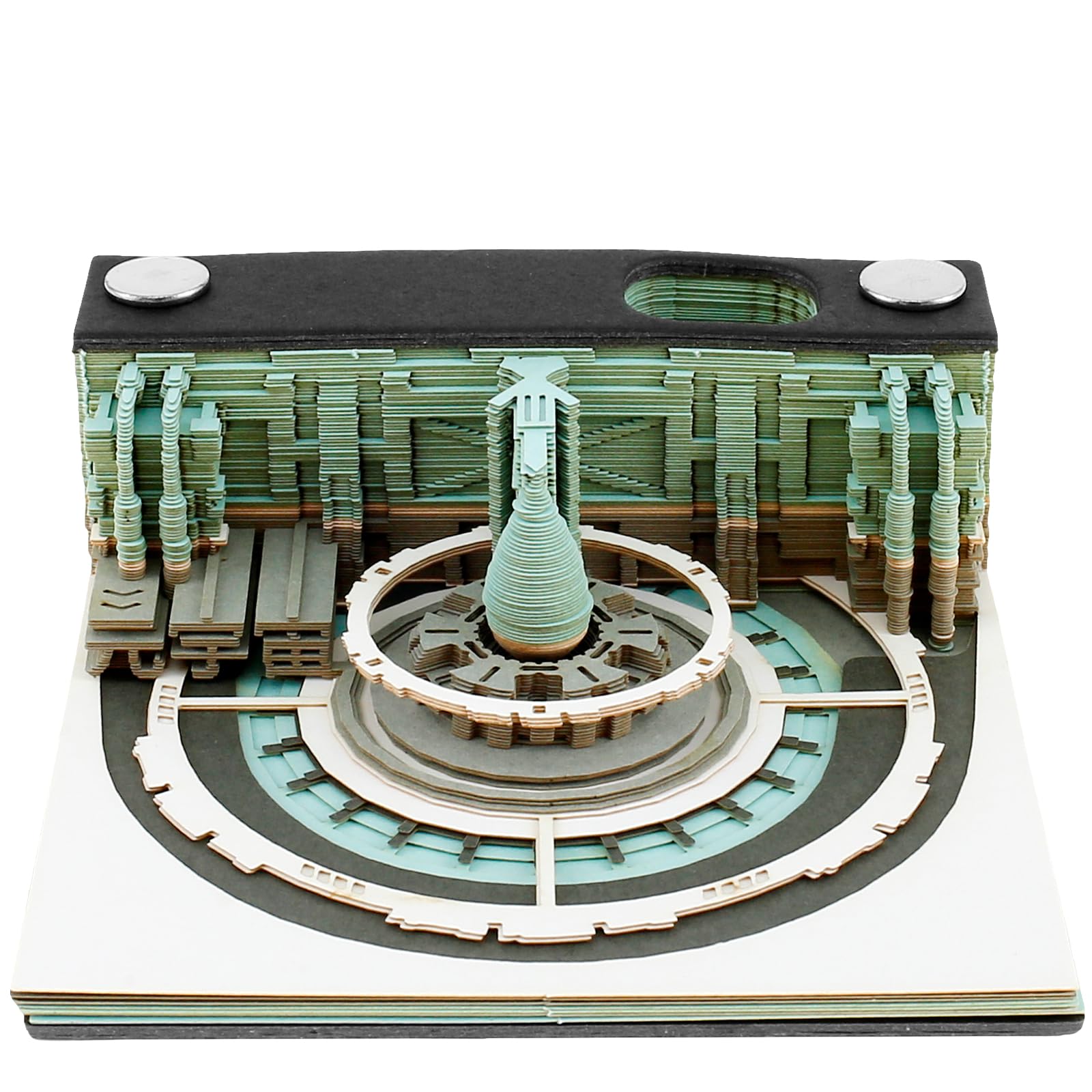 Buy 3D Art Memo Pad, Creative Stereoscopic Desk Note, LED Light Non ...