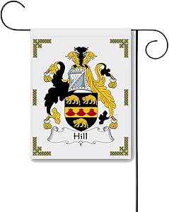 Amazon.com : Hill Coat of Arms/Hill Family Crest 11 X 15 Garden Flag ...