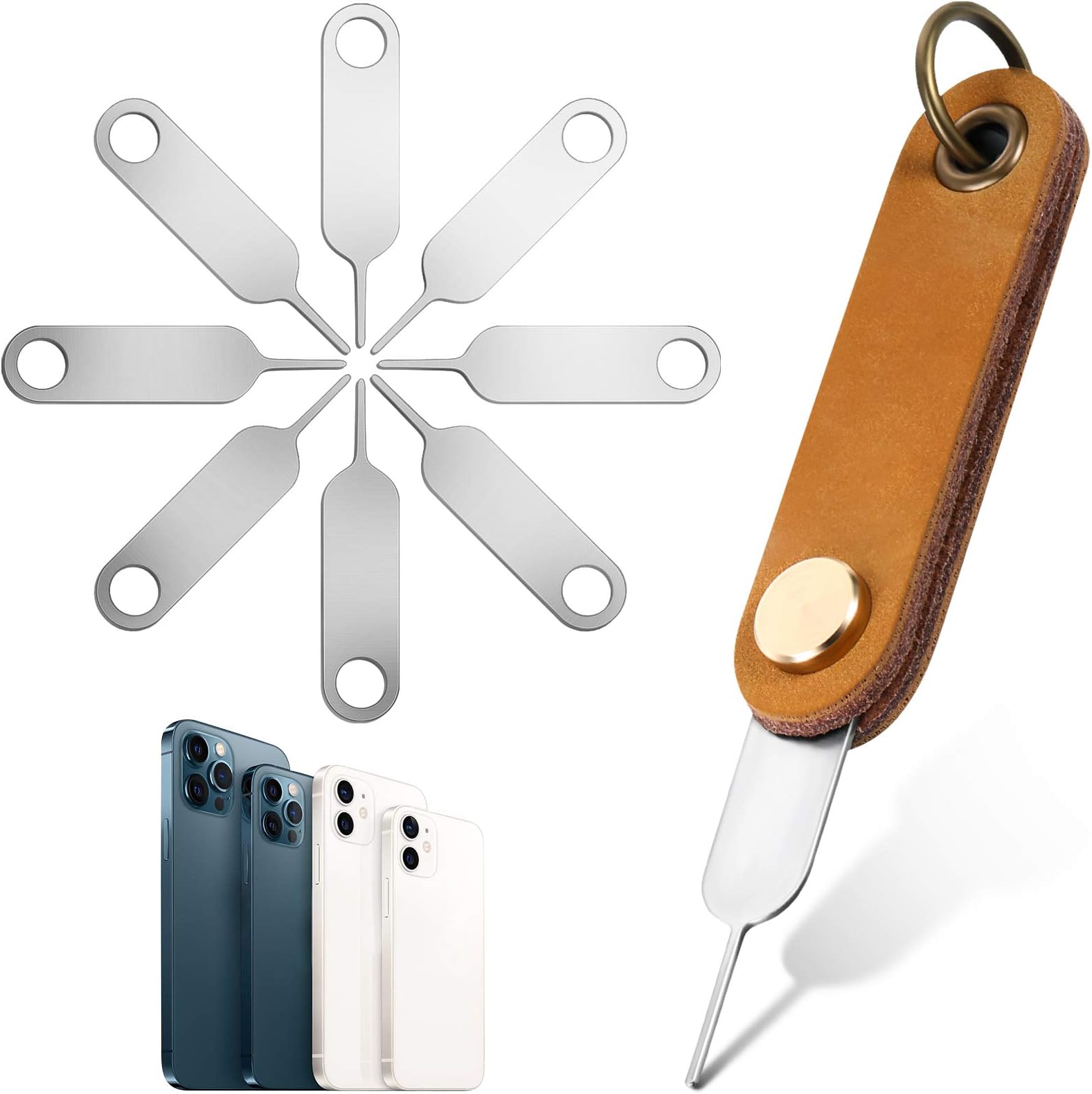 Amazon.com: Sim Card Tray Pin Eject Removal Tool Needle Opener Ejector ...