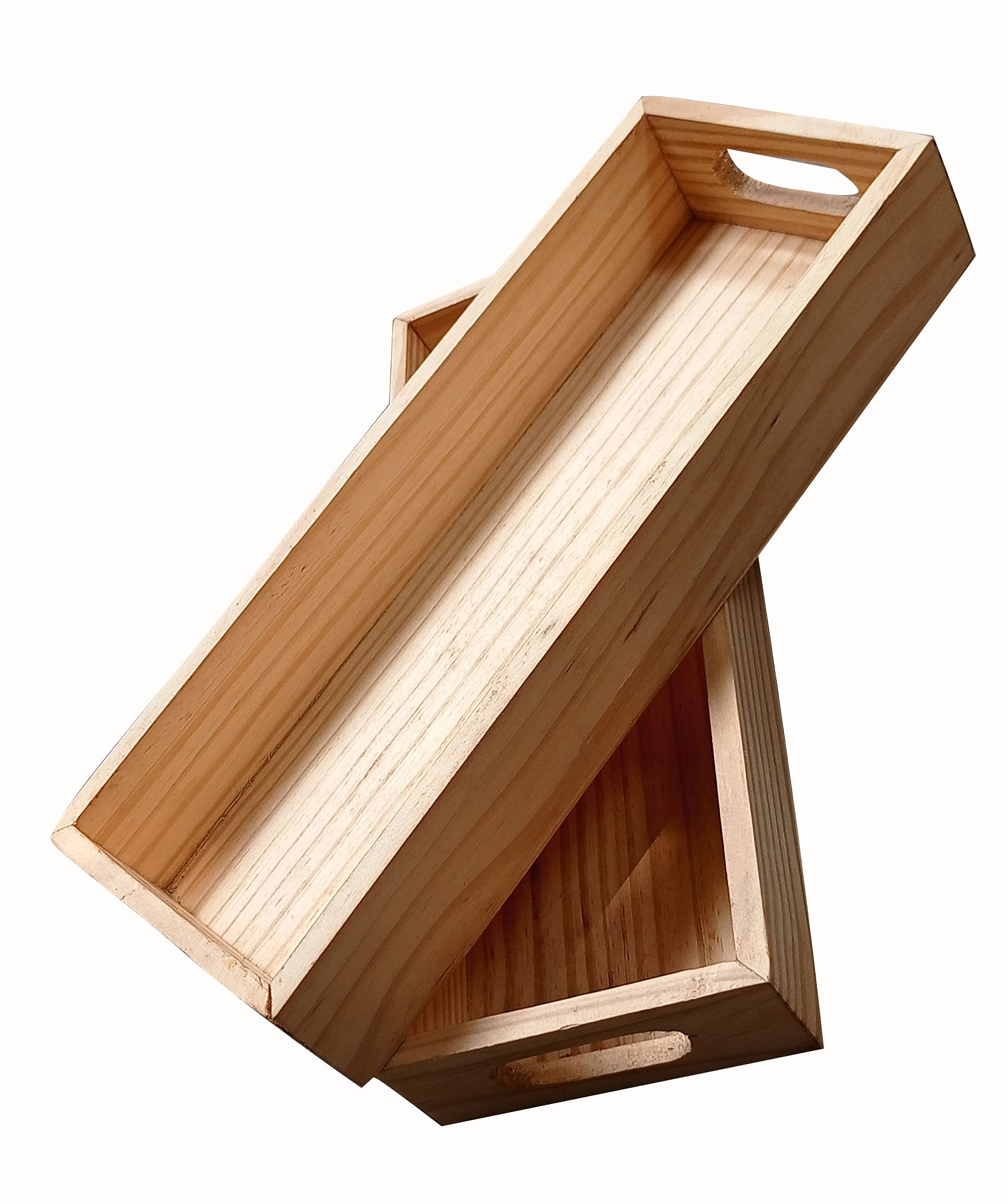 Wooden Beautiful and Useful Double Serving Trays/Tray/Dining Trays ...