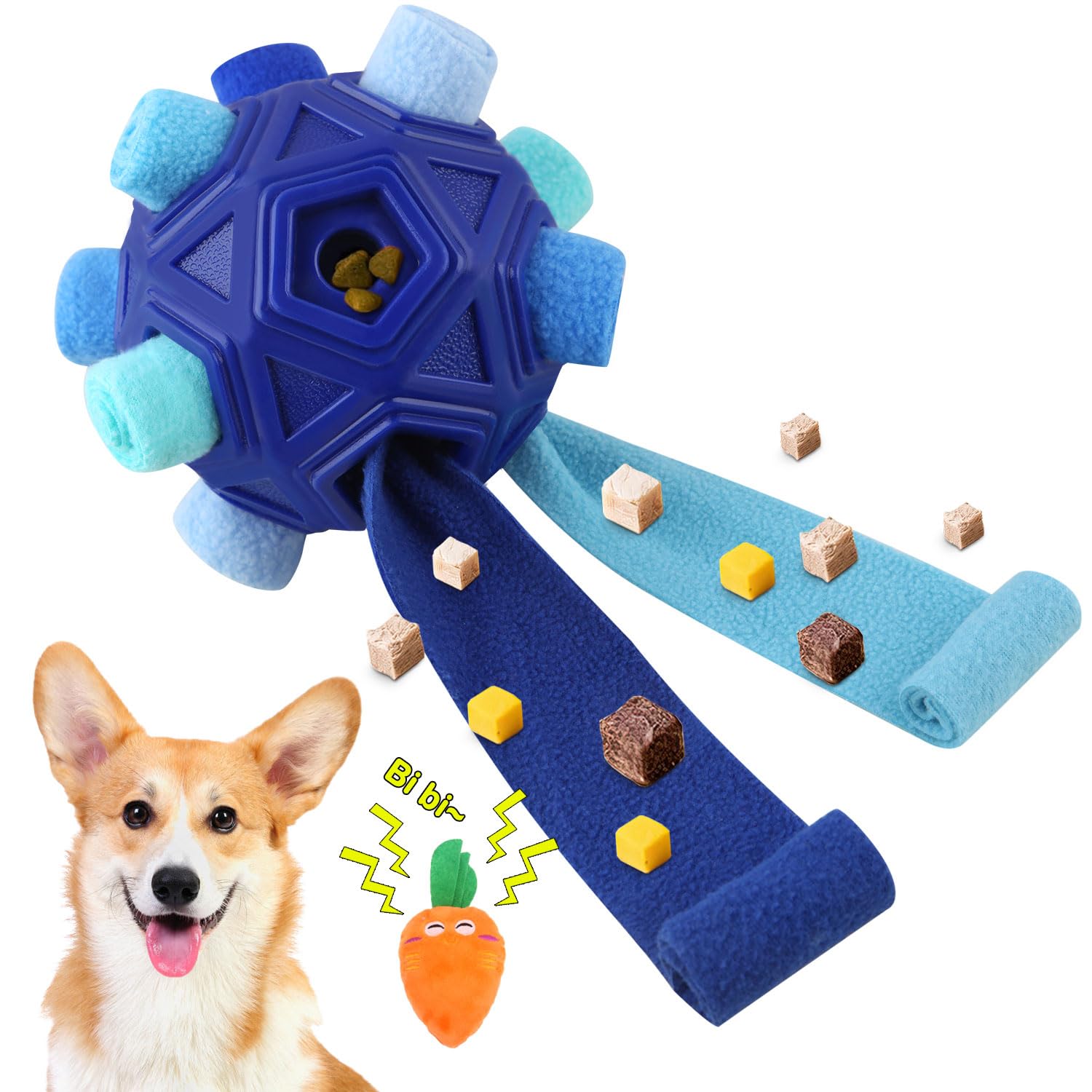 Pet Supplies : Dog Snuffle Ball-Interactive Puzzle Dog Toys Encourage ...