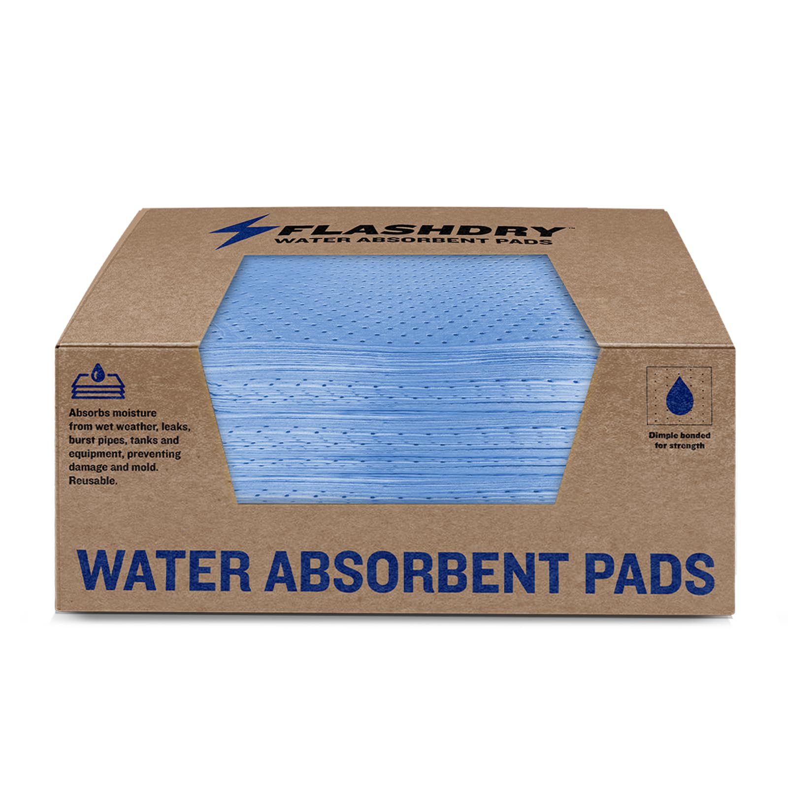 Amazon.com: FlashDry Water Absorbent Pads 50 per Box, 17.5"x13.5 ...