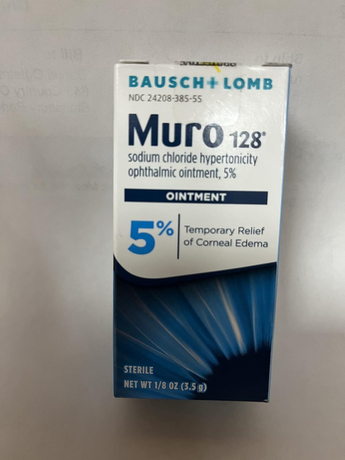 Amazon.com: Bausch & Lomb Muro 128 Opthalmic Ointment - 0.12 oz ...