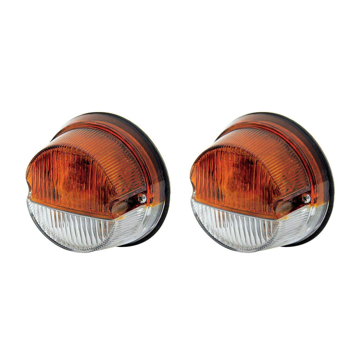 Amazon.com: Bajato Round Front turn signal Indicator Light Set Suitable ...