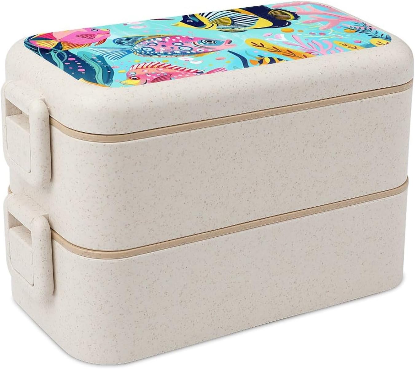 DJUETRUI Bento Box Erwachsene Lunchbox Doppelt Isolierte Boxen ...