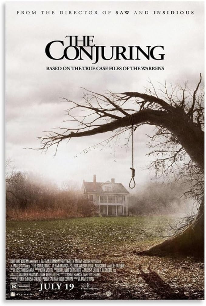 Amazon.com: 2013 The Conjuring Movie Poster for Bedroom Aesthetic Wall ...