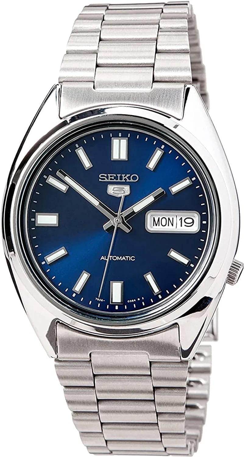 Seiko Men's Analogue Automatic Watch with Stainless Steel Strap ...