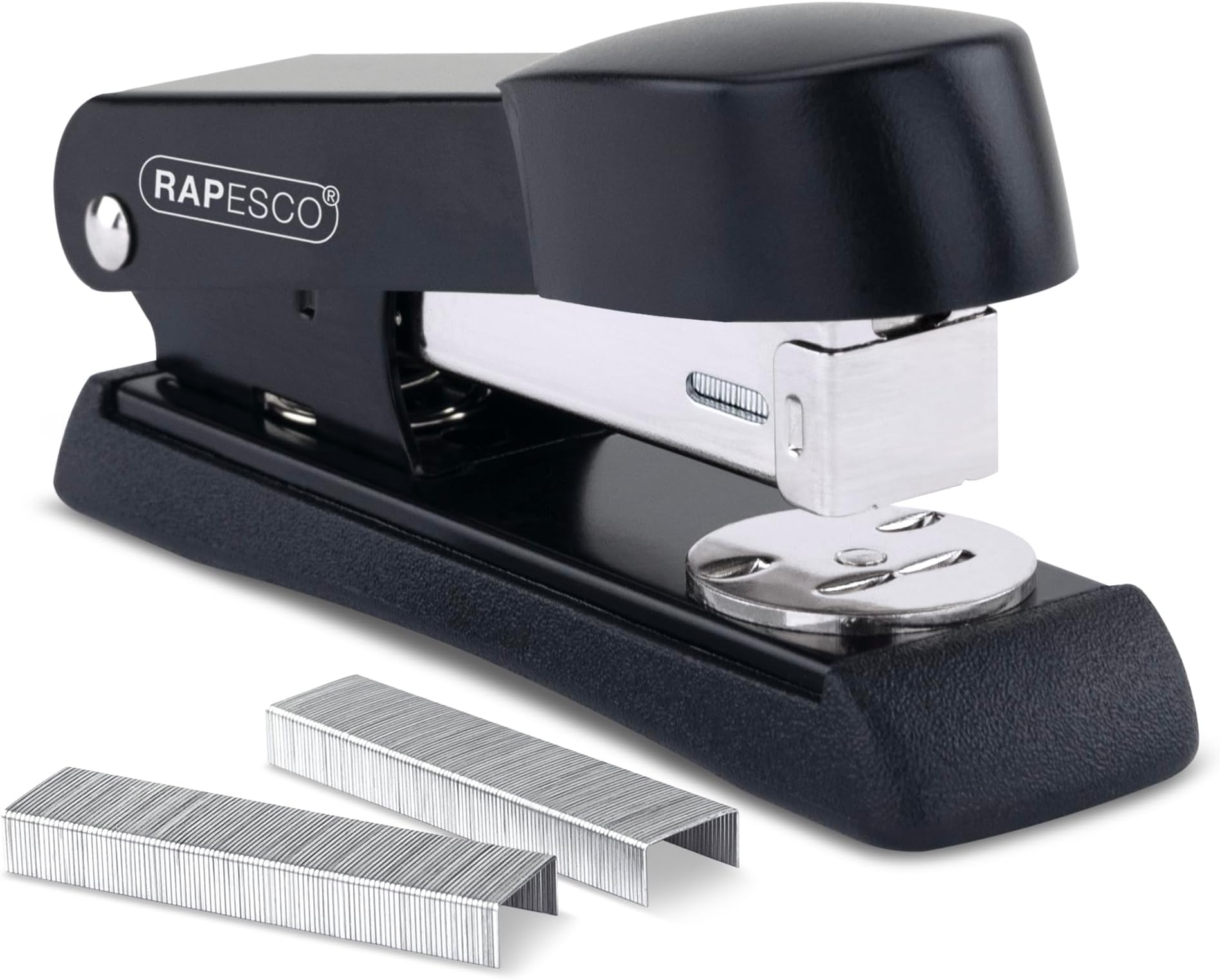 Rapesco A52600B3 Minno Half Strip Stapler, 20 Sheet Capacity, Black ...