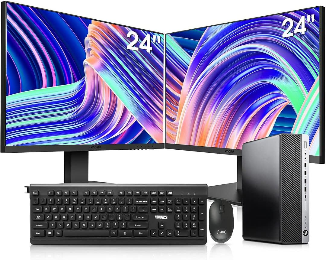 Amazon.com: HP Elitedesk 800 G3 SFF Desktop PC Bundle - Intel i7-6700 ...