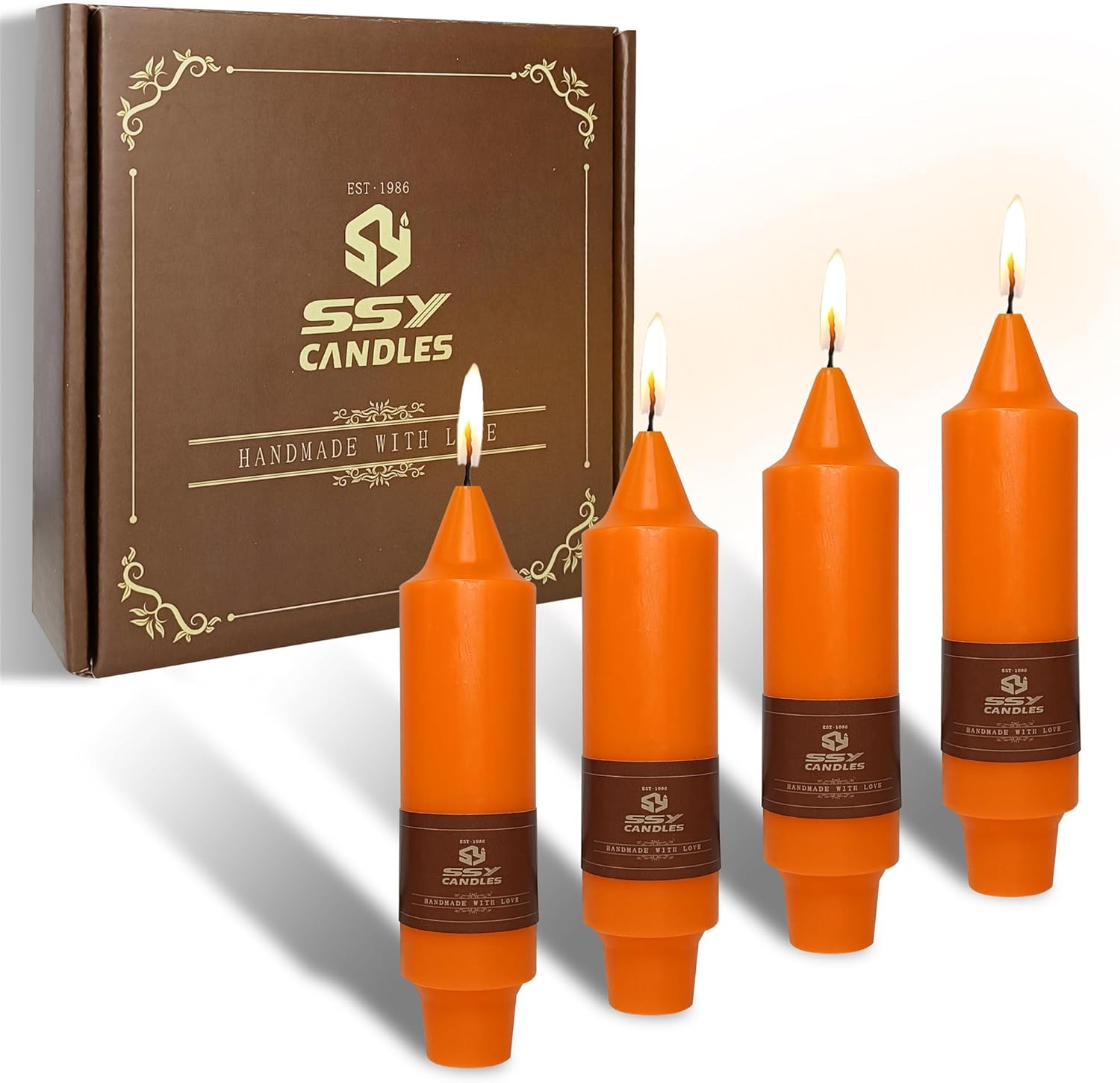 Amazon.com: Halloween Candlesticks Short Taper Candles,Gedengni 5inches ...