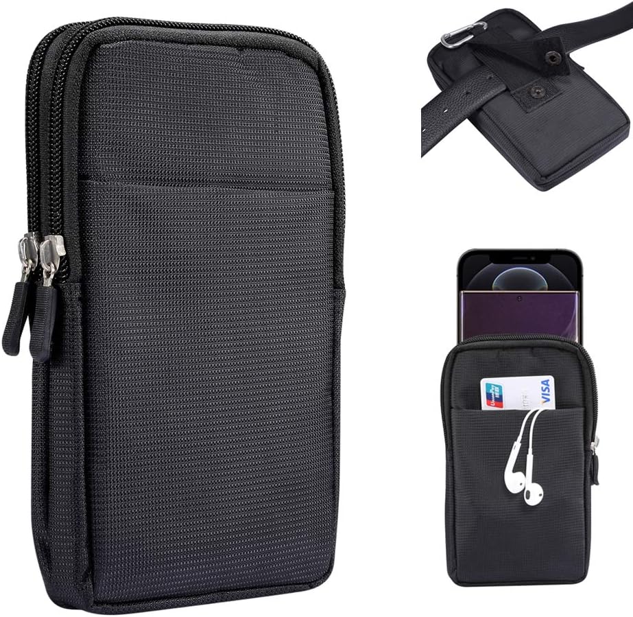 Amazon.com: Cellphone Belt Clip Holster Men, Nylon Crossbody Cell Phone ...