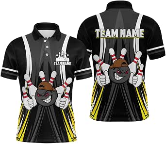 Amazon.com: PIONAMZIOZ Personalized Funny Bowling Shirt for Men Women ...