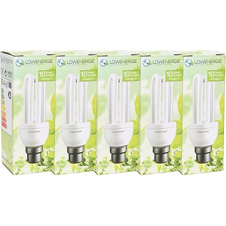 Philips Economy Compact Stick Light Bulb (B22 Bayonet Cap), 18 W ...