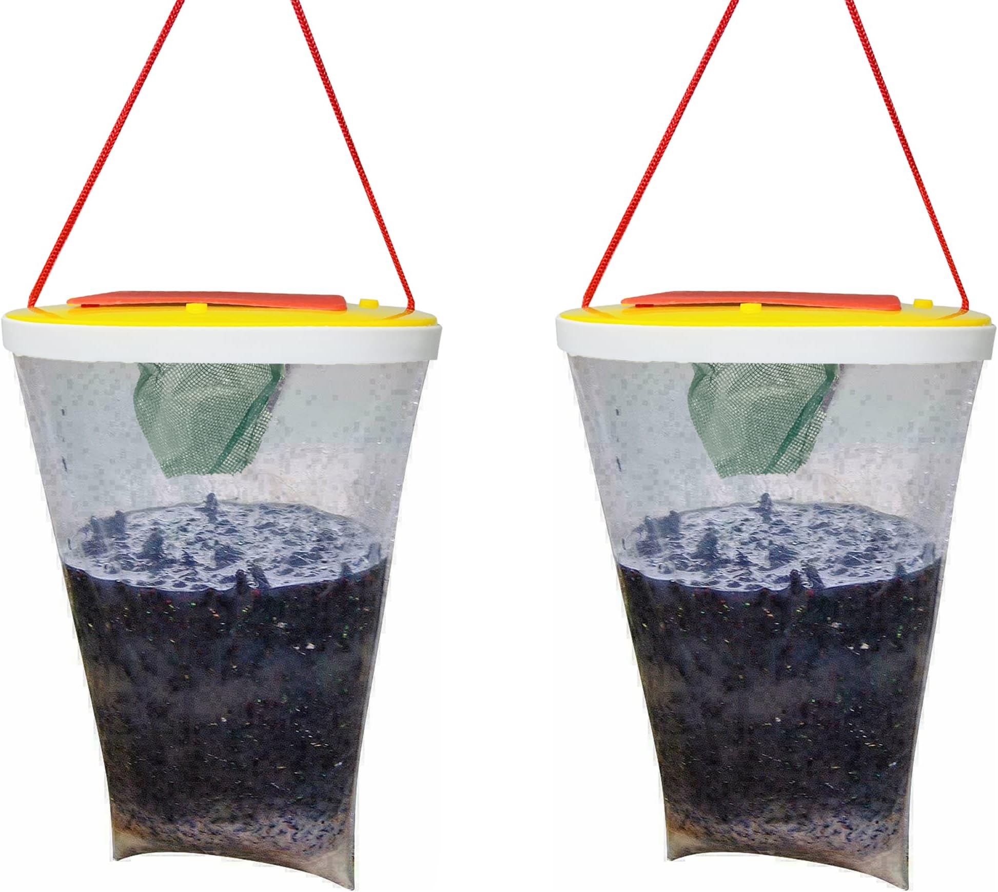 4 Pieces Hanging Fly Trap Bags, Fly Trap Outdoor Hanging Fly Catcher ...