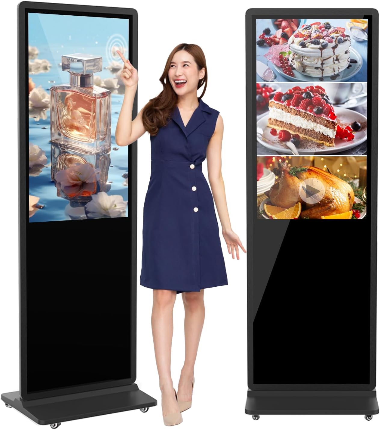 Amazon.com: YCKJNB 43 inch Indoor Touchscreen Digital Kiosks ...