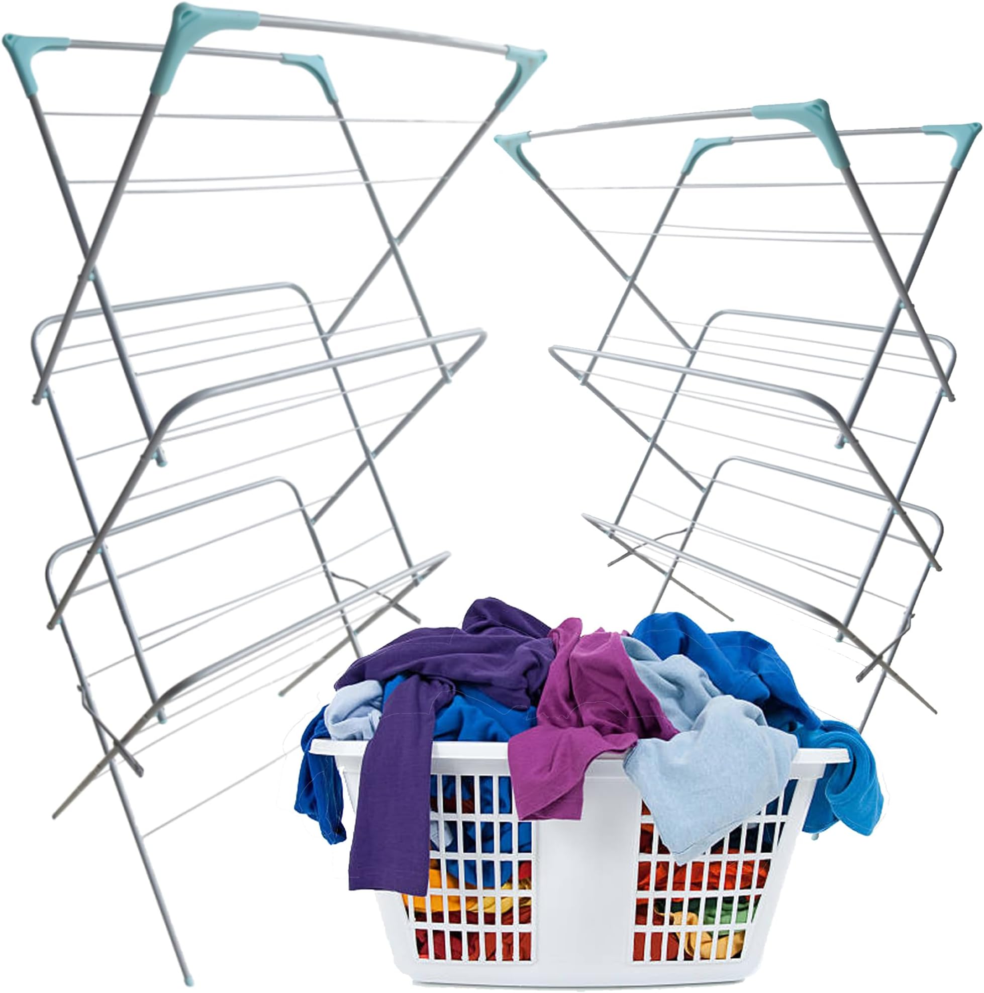 ZOPPER Clothes Airer 3 Tier Drying Rack 14M Space - Foldable Indoor ...