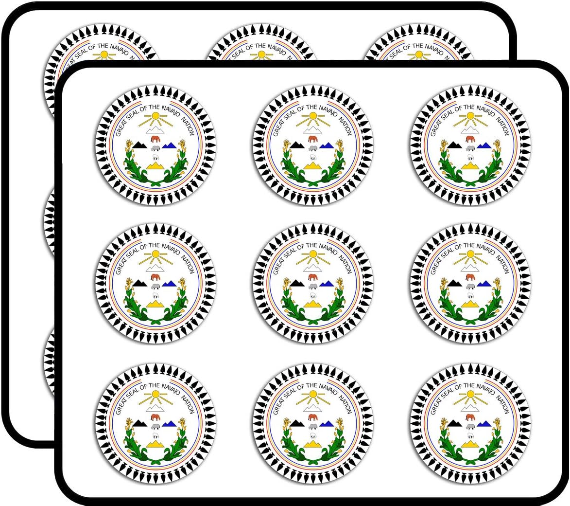 Amazon.com: Round Great Seal of The Navajo Nation -Tribe Native Indian ...