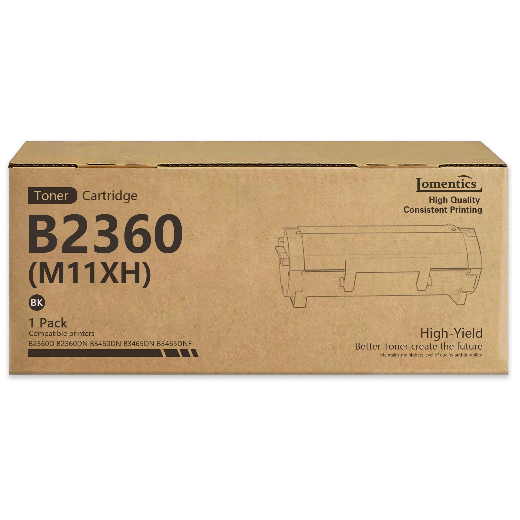 Amazon.com: LOMENTICS B2360 M11XH High Yield Toner Cartridge ...