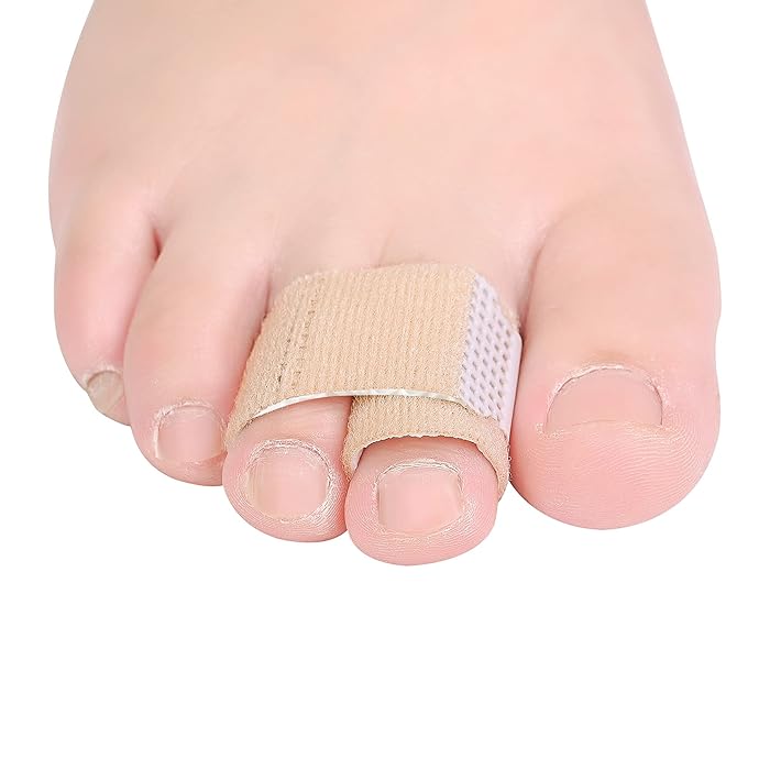 Buy DYKOOK Broken Toe Wraps 8 Pcs/Pack Fabric Toe Splint Toe Cushioned ...