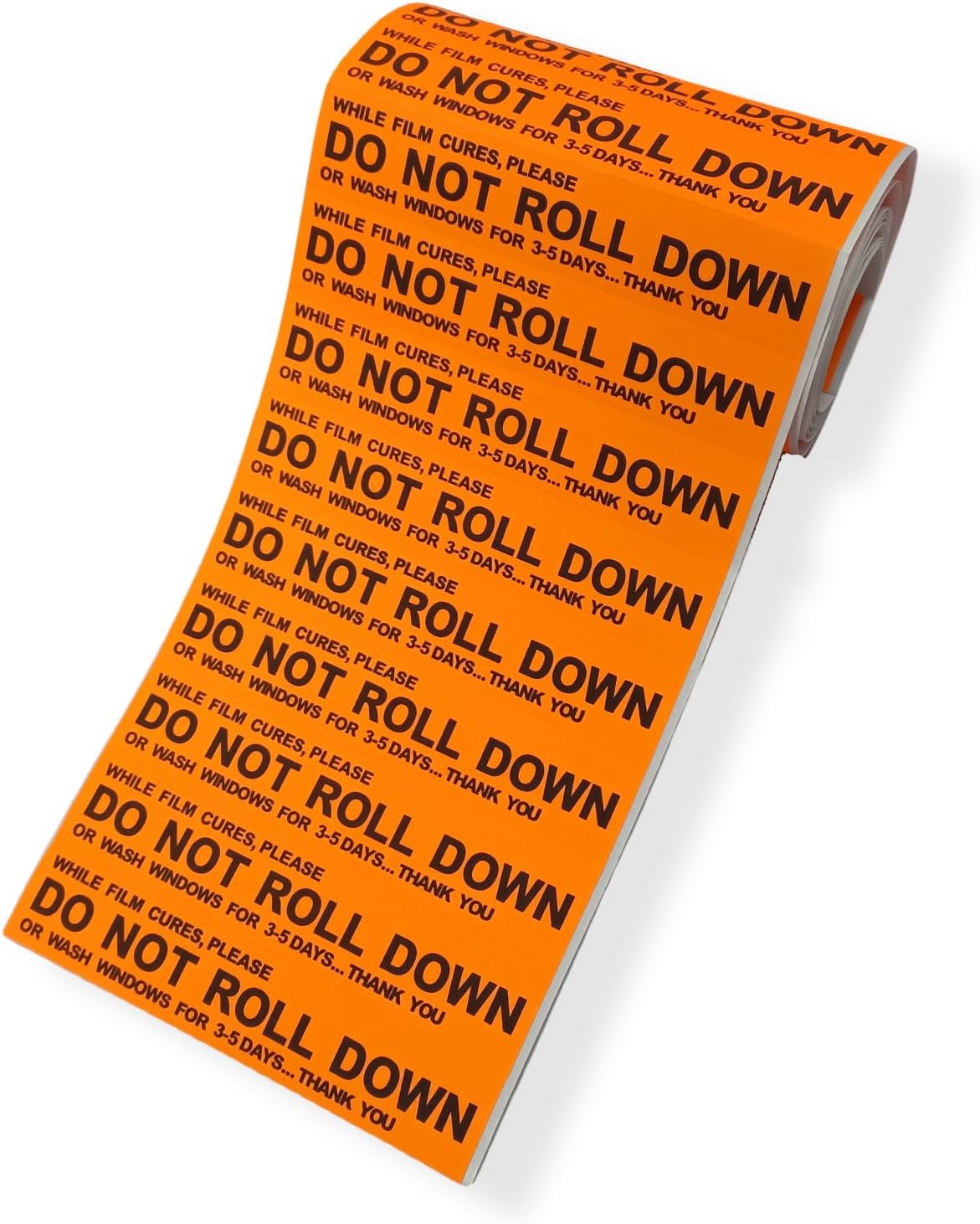 Amazon.com: NBTOOL Window Tint Tools 300Pcs DO NOT ROLL Down Stickers ...