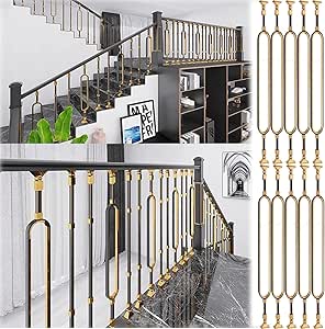 Amazon.com: Pjluenc Metal Railing Spindles for Railing Decks ...