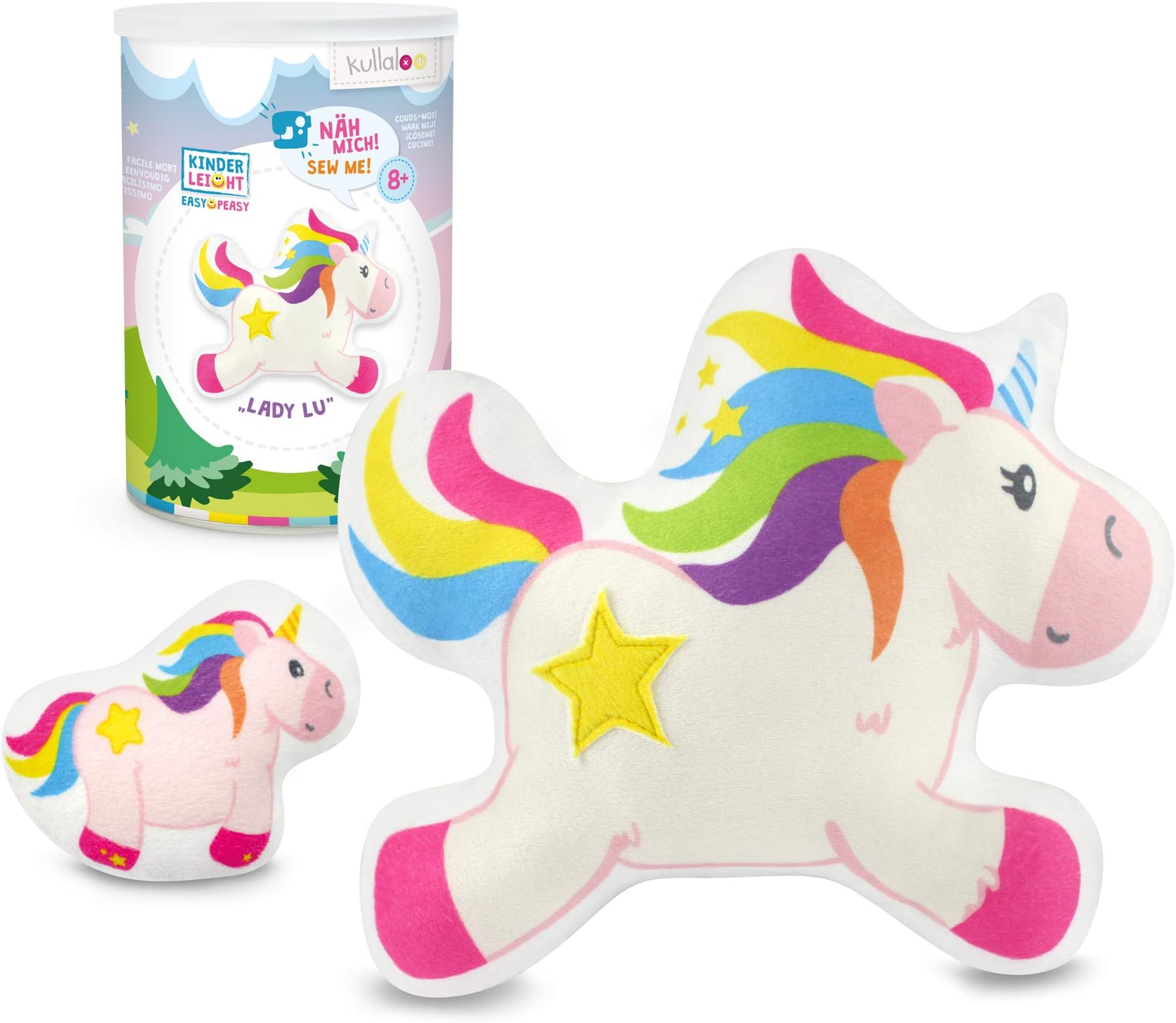 kullaloo Lama nähen mit Papierschnittmuster LALA Lama Kissenfigur ...