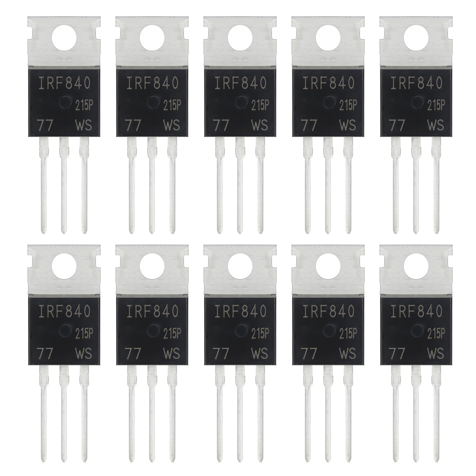 Snapklik.com : ALLECIN IRF840 IRF840N MOSFET Transistors 8A 500V N ...