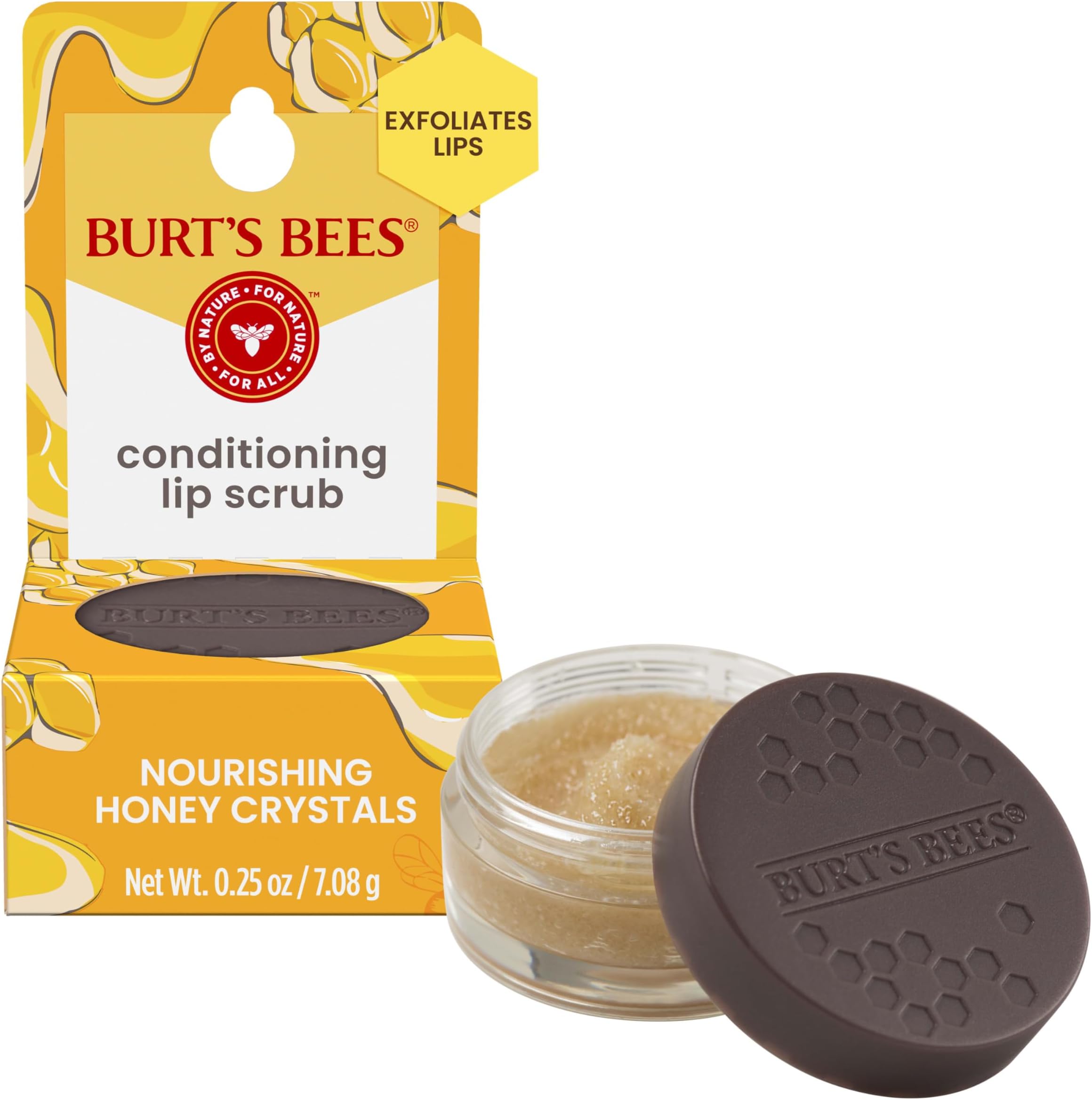 Amazon.com : Lanolips Lip Scrub - Natural Lip Exfoliator Made with ...