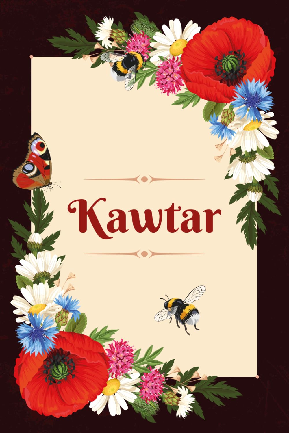 Amazon.co.jp: Kawtar: Cahier personnalisé avec prénom Kawtar | Cadeau d ...