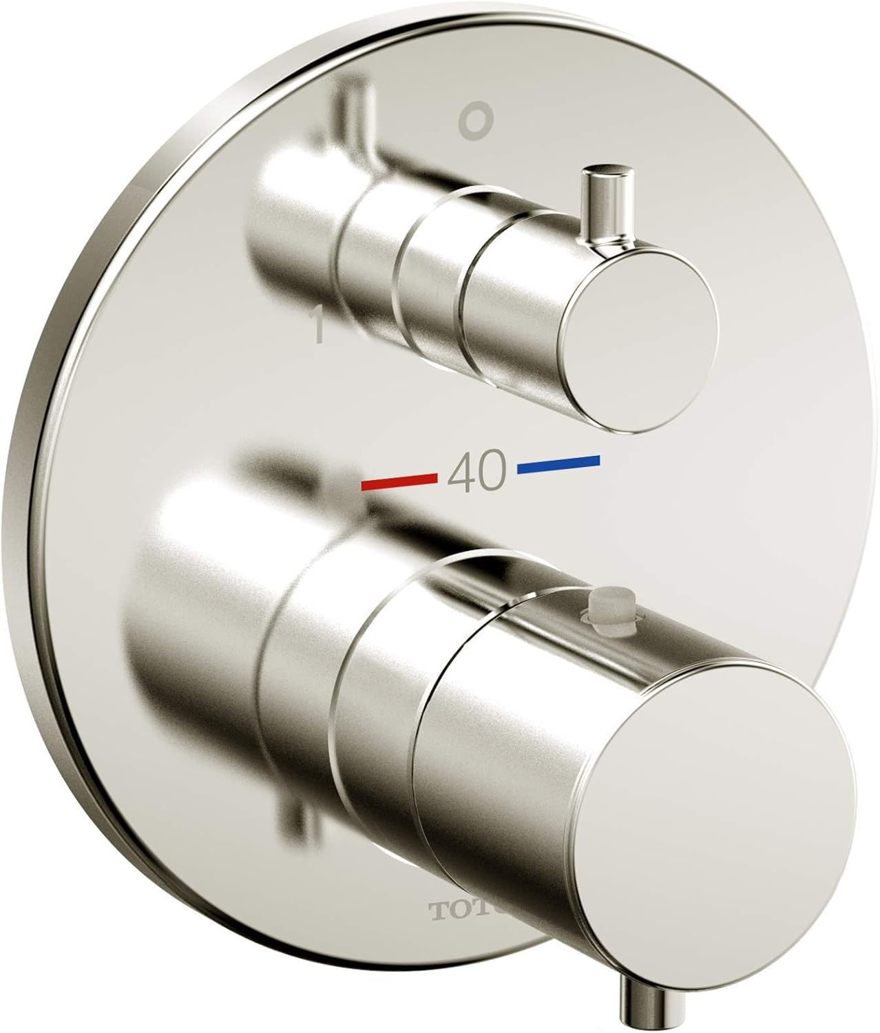 TOTO TBV01408U#BN Round Thermostatic Mixing Valve with Two-Way Diverter ...