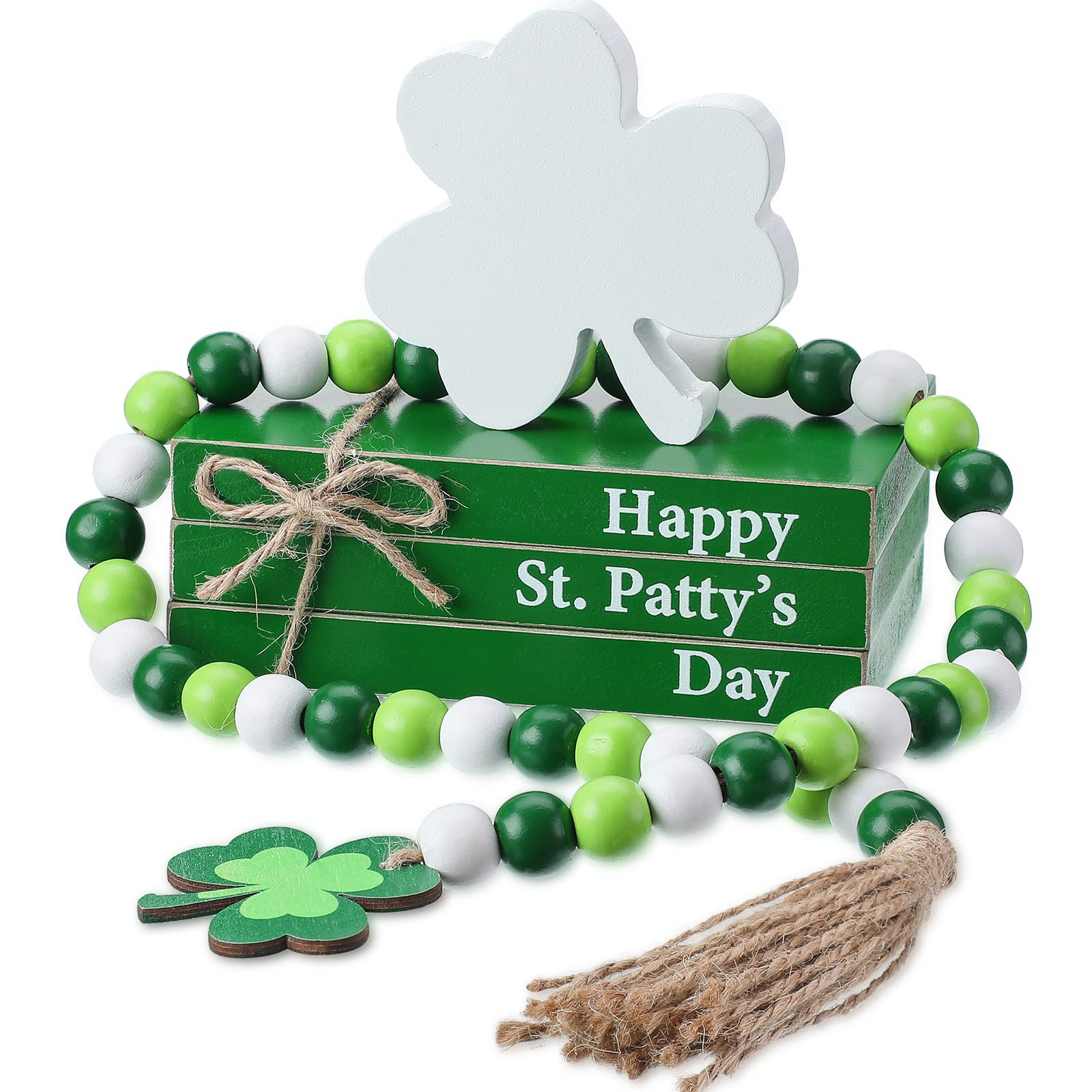 Amazon.com: 4 Pieces St. Patrick's Decor St. Patrick's Day Sign Wooden ...