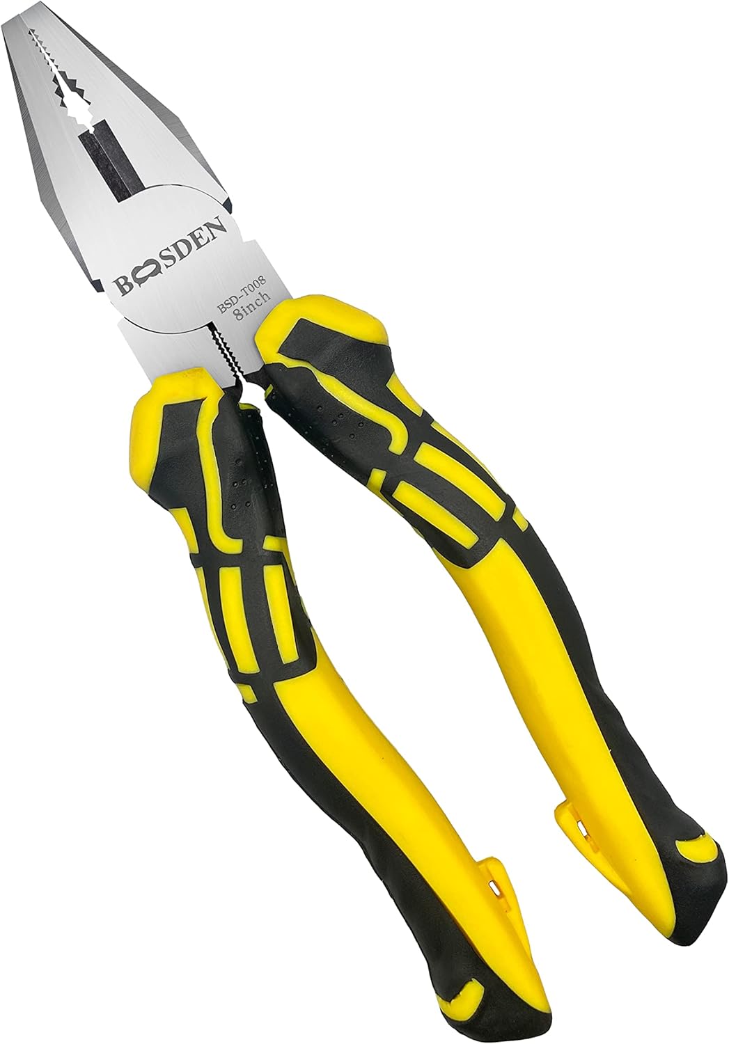 BOOSDEN 8 inch Lineman's Pliers - Side Cutters Combination Pliers with ...