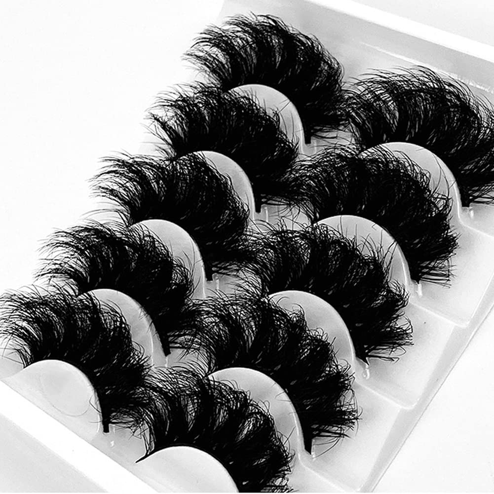 Amazon.com: Andy's Orchids 8D Faux Mink Messy False Eyelashes Dramatic ...