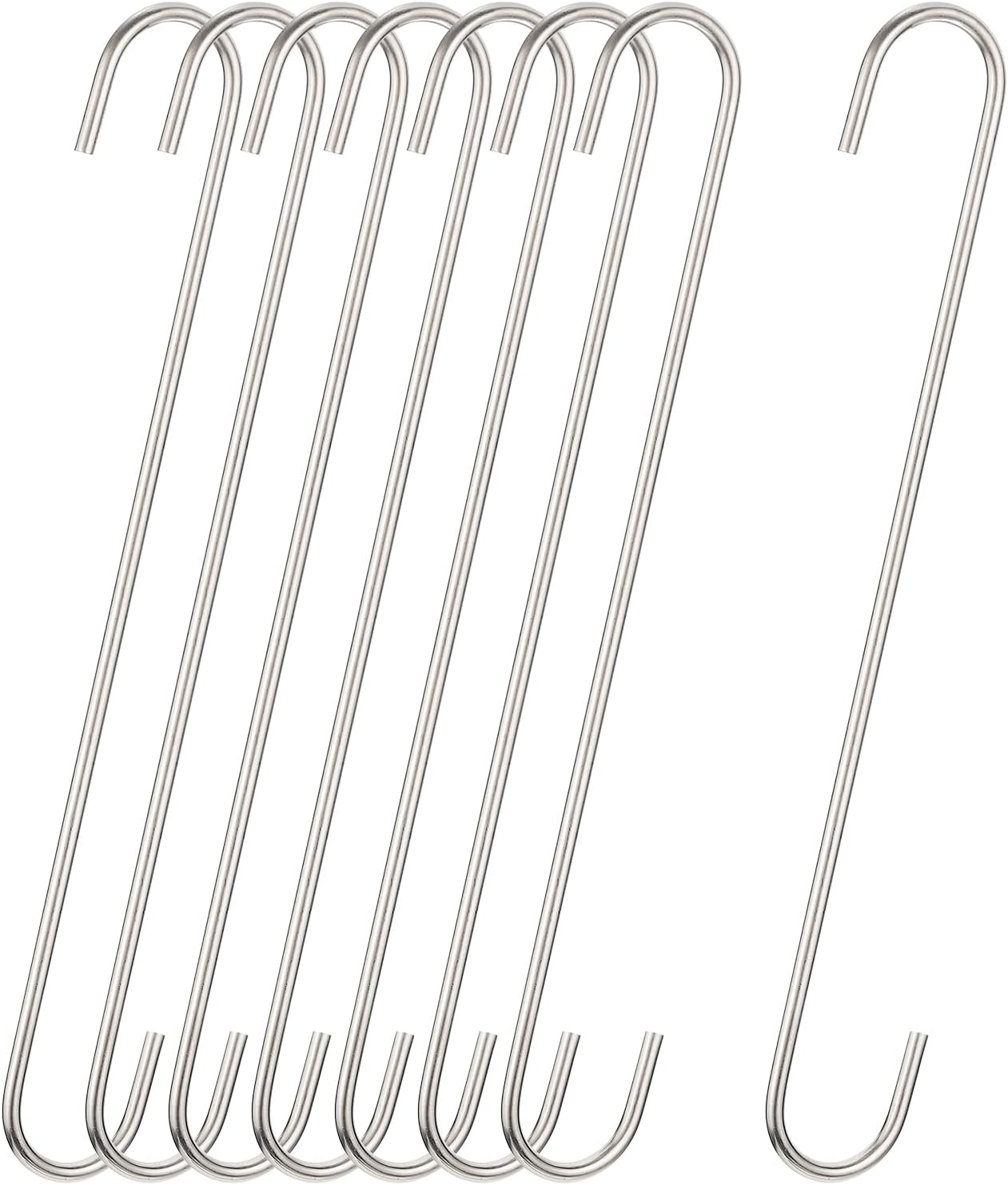 Amazon.com: uxcell S Hanging Hooks, 12inch(300mm) Extra Long Steel ...