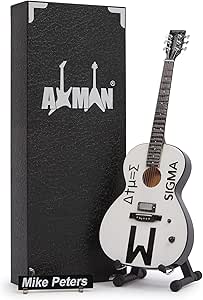 Axman Mike Peters Miniature Guitar Replica - Music Gifts - Handmade ...