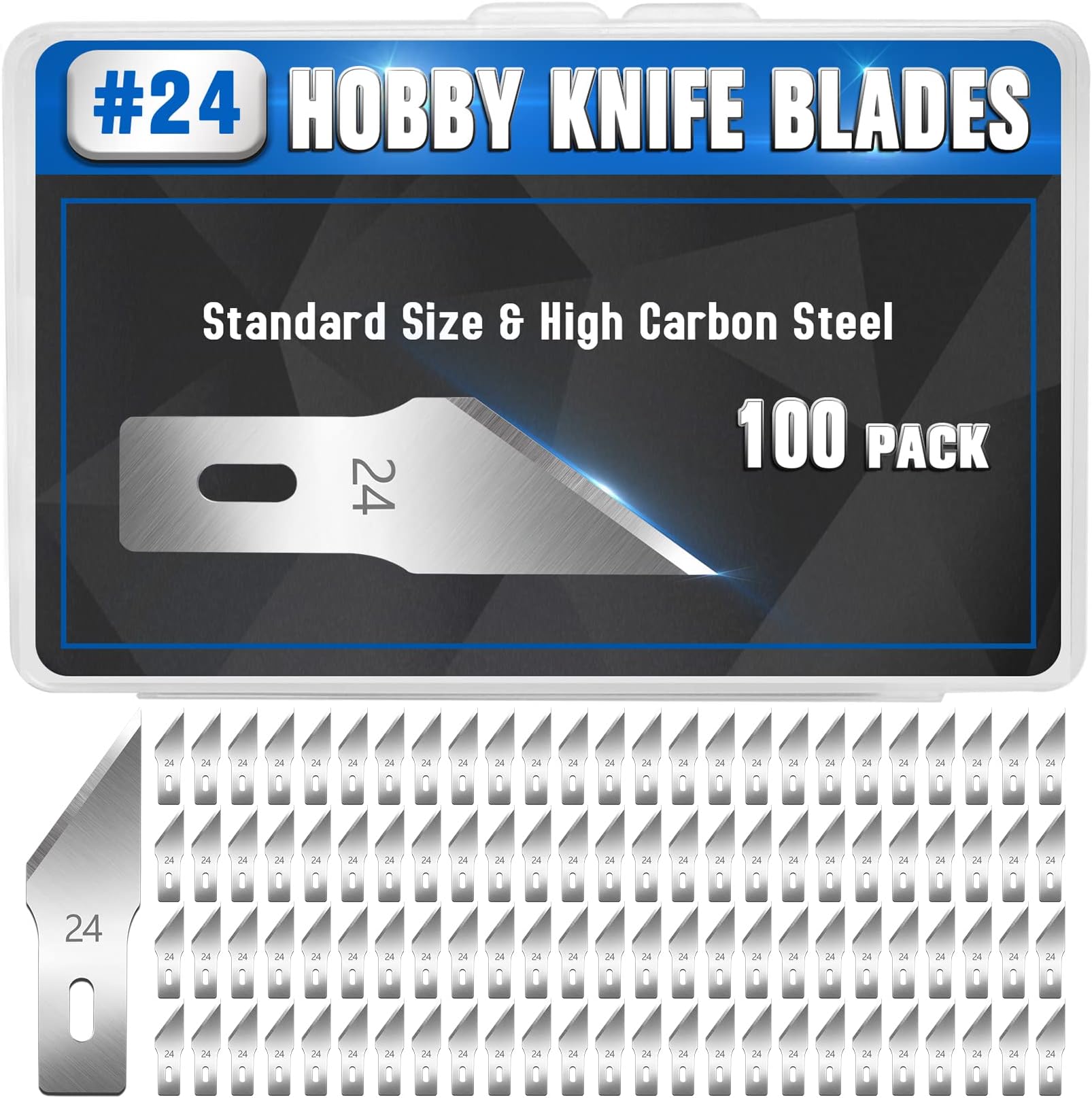 Amazon.com: SMB #19 Precision Angled Chisel Hobby Blades (5/35/140/350 ...