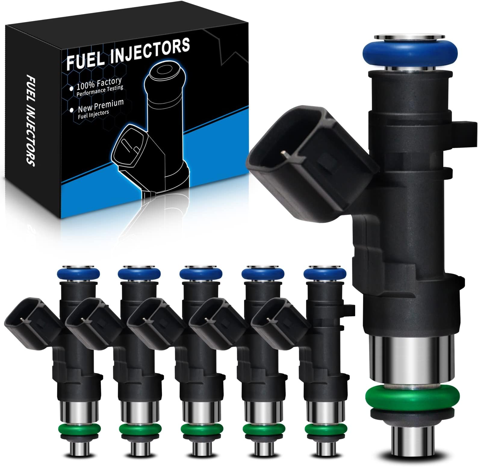 Amazon.com: Koolertron Fuel Injectors for Jeep Cherokee Wrangler ...