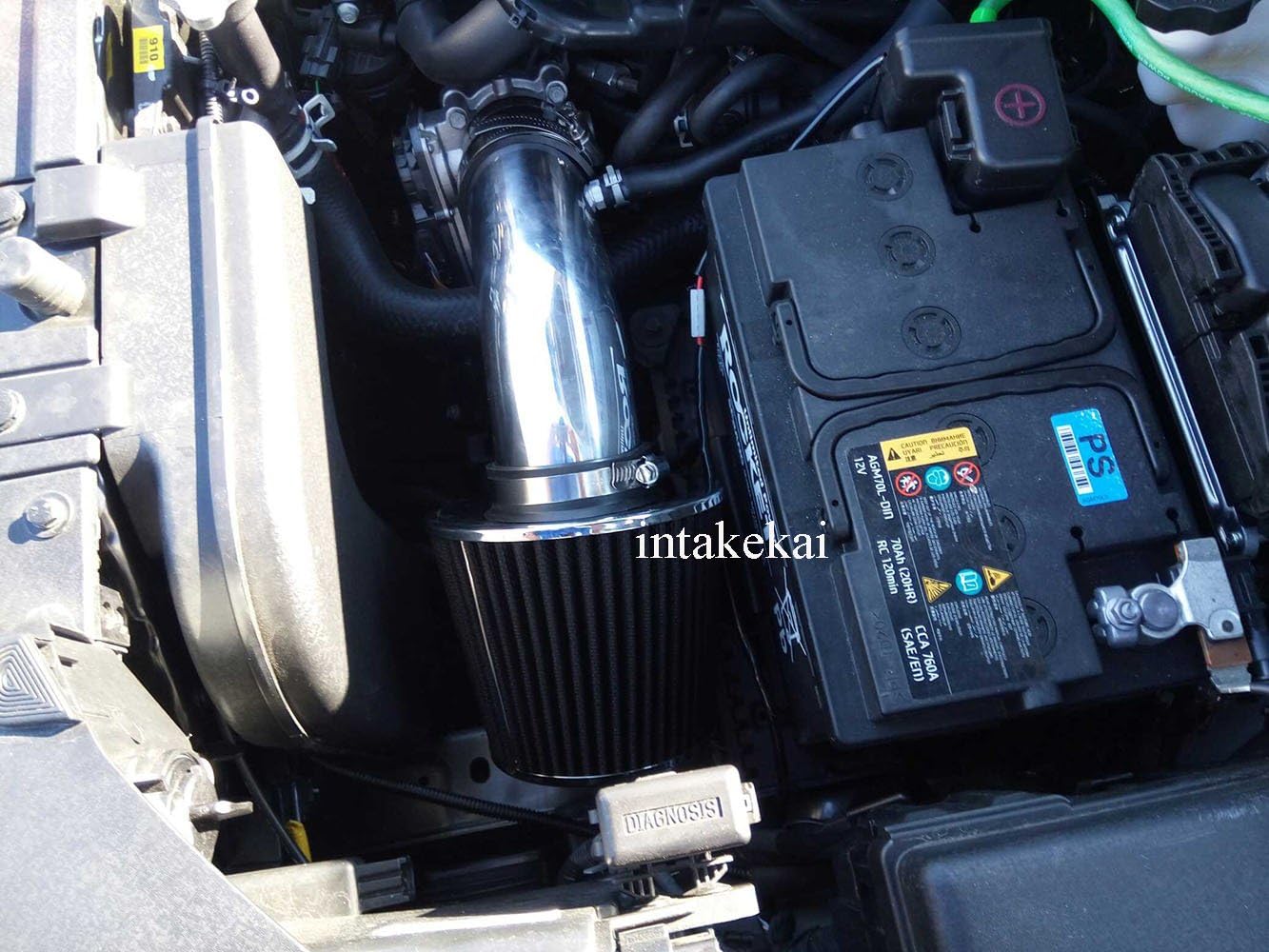 Amazon.com: Rtunes Racing Short Ram Air Intake Kit + Filter Combo RED ...